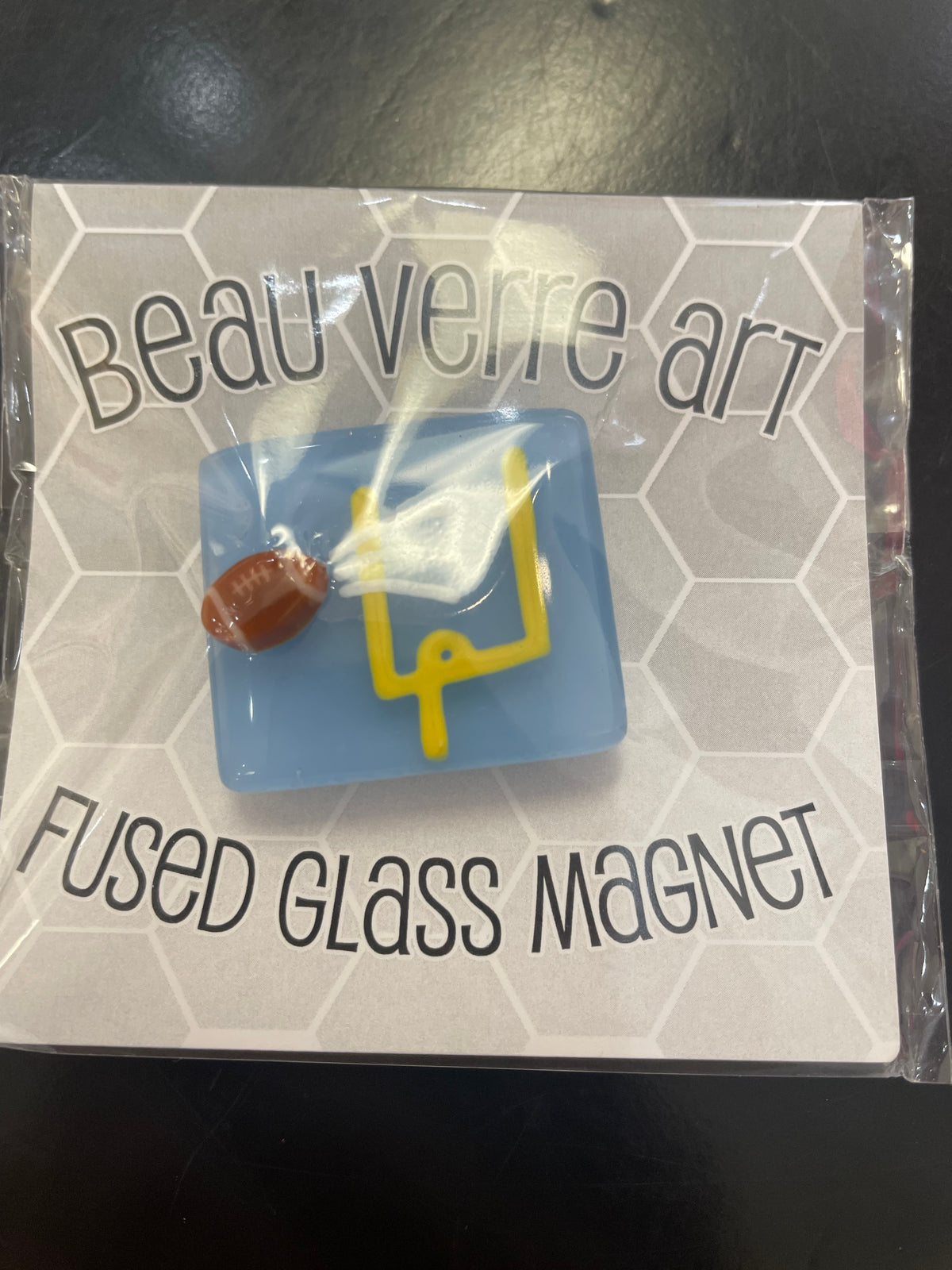 Football Needle Minder — Stitching Chicks Needlepoint