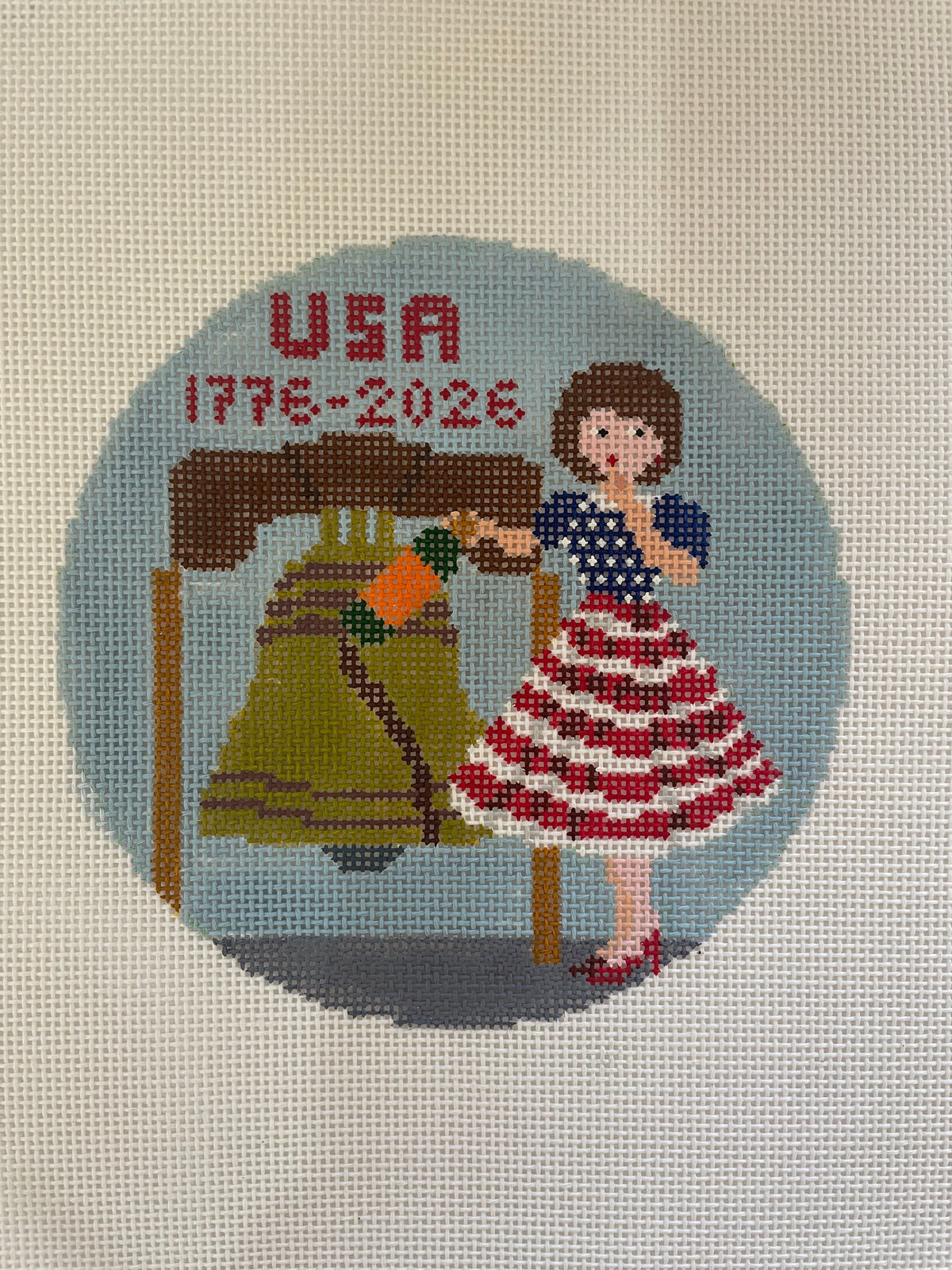 Betty Loves Liberty — Stitching Chicks Needlepoint