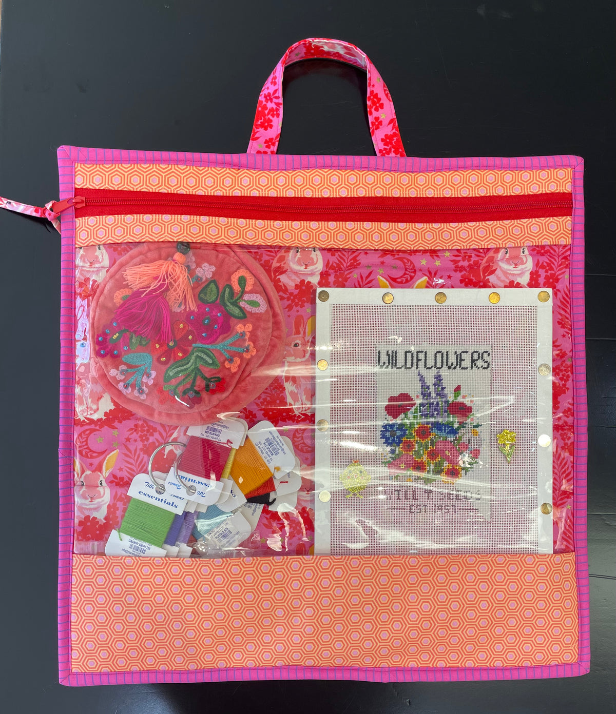 Stitching Chicks Needlepoint | Bags & Totes | Medium Project Totes