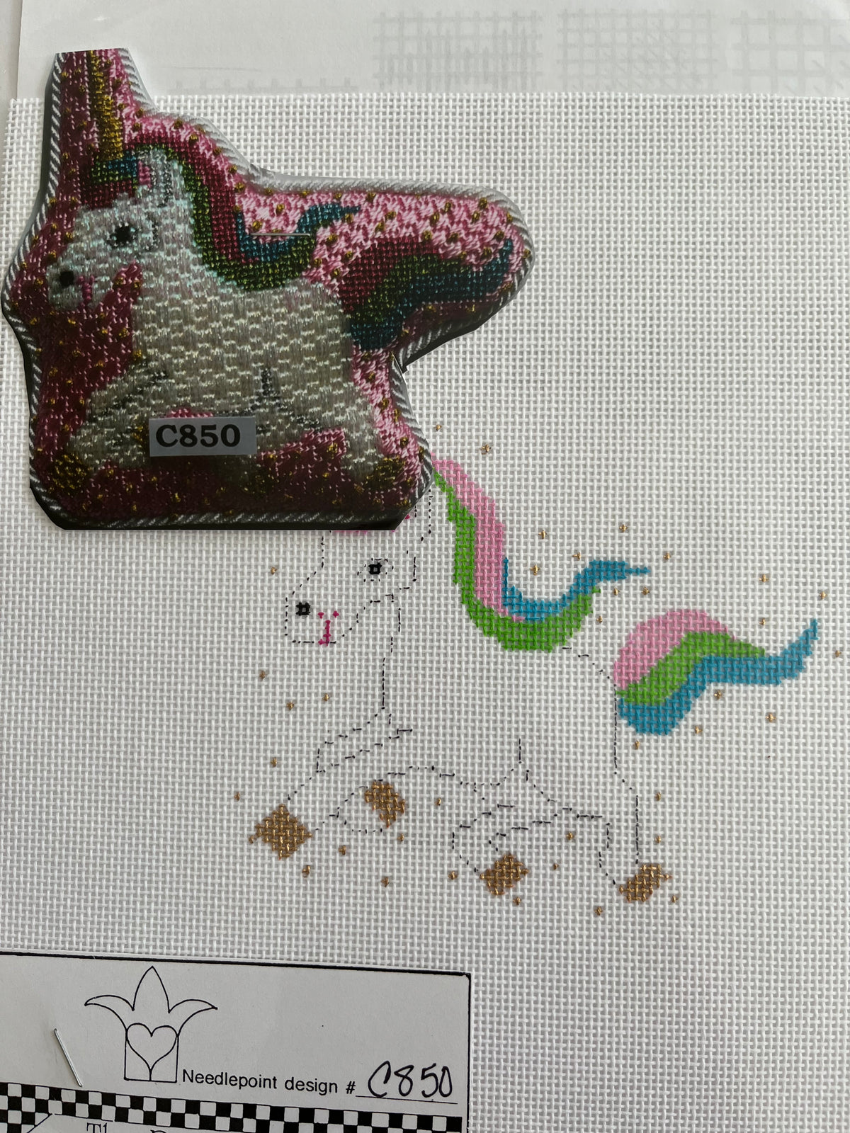Unicorn Delight — Stitching Chicks Needlepoint