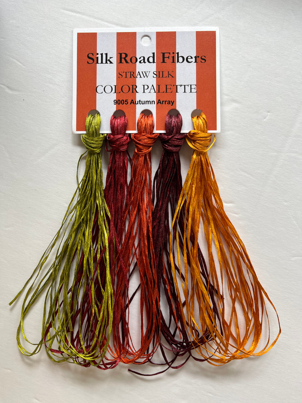 Straw Silk Color Palette - Autumn Array — Stitching Chicks Needlepoint