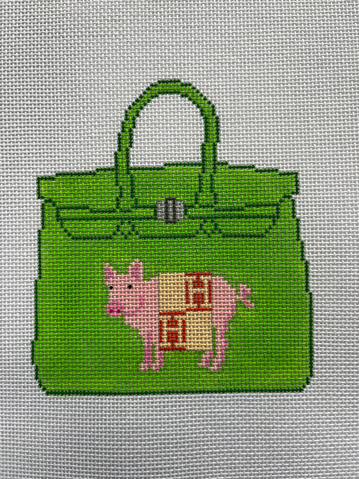 Birkin Hermes — Stitching Chicks Needlepoint