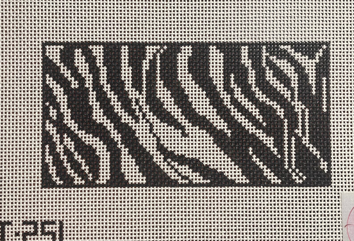 Zebra Insert — Stitching Chicks Needlepoint