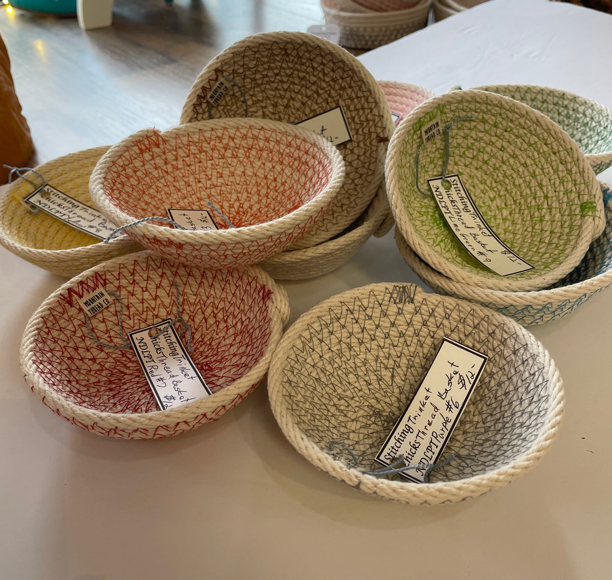 Trinket Thread Baskets — Stitching Chicks Needlepoint