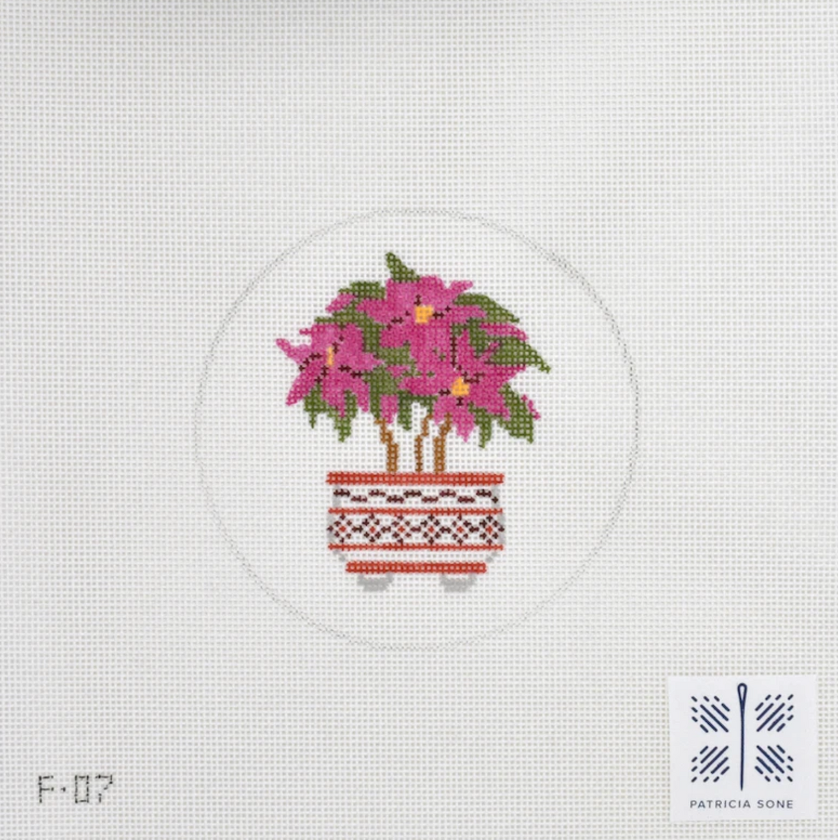 Winter Topiary and Stitch Guide — Stitching Chicks Needlepoint