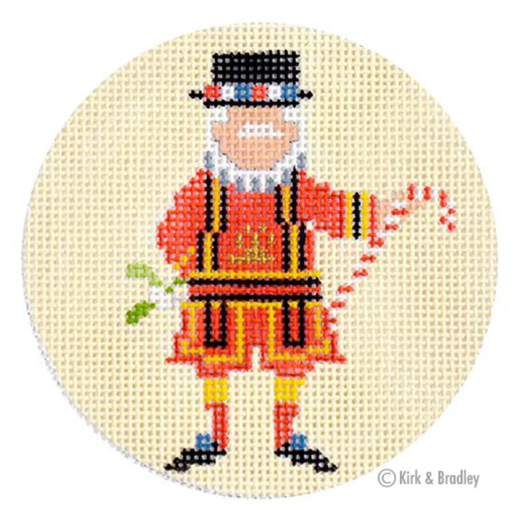 Christmas in London - Yeoman of the Guard — Stitching Chicks Needlepoint