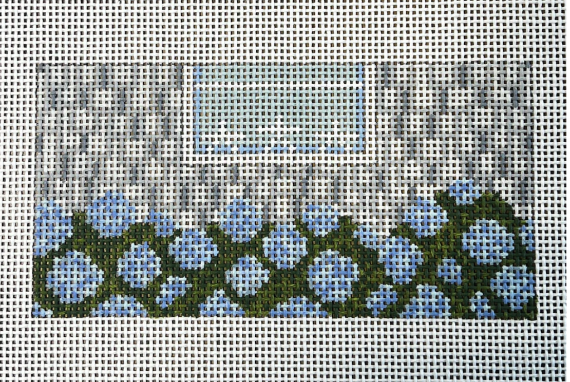 Shingles and Stars Insert Blue — Stitching Chicks Needlepoint