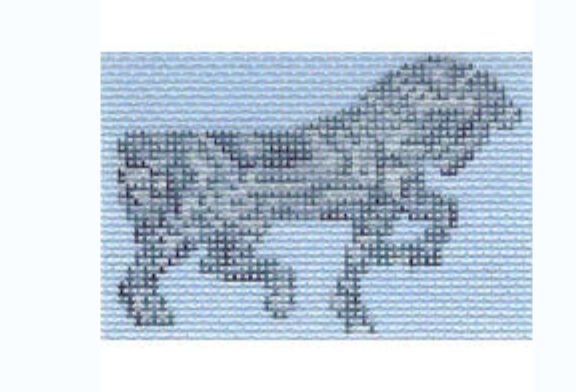 Horse Blue — Stitching Chicks Needlepoint