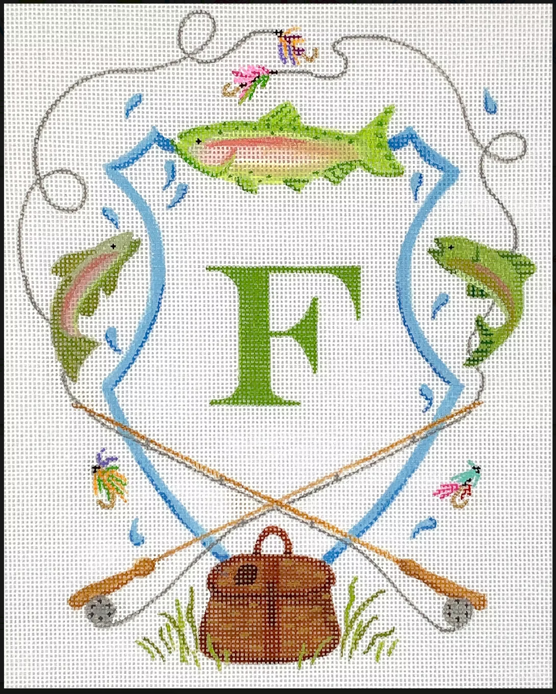 Monogram Crest – Bamboo Fly Fishing Rods, Flies, Rainbow Trout & Wicke ...